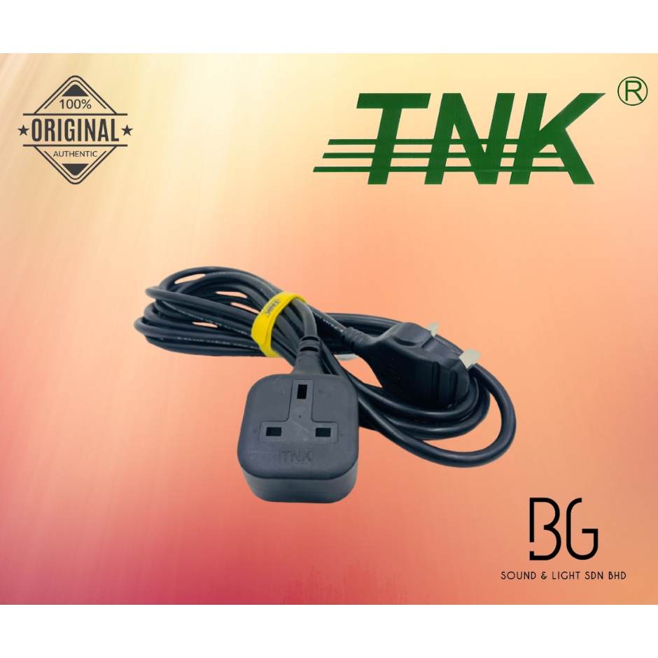 TNK 13A MOLDED PLUG & SINGLE WAY EXTENTION SOCKET 5METER/10METER sirim ...