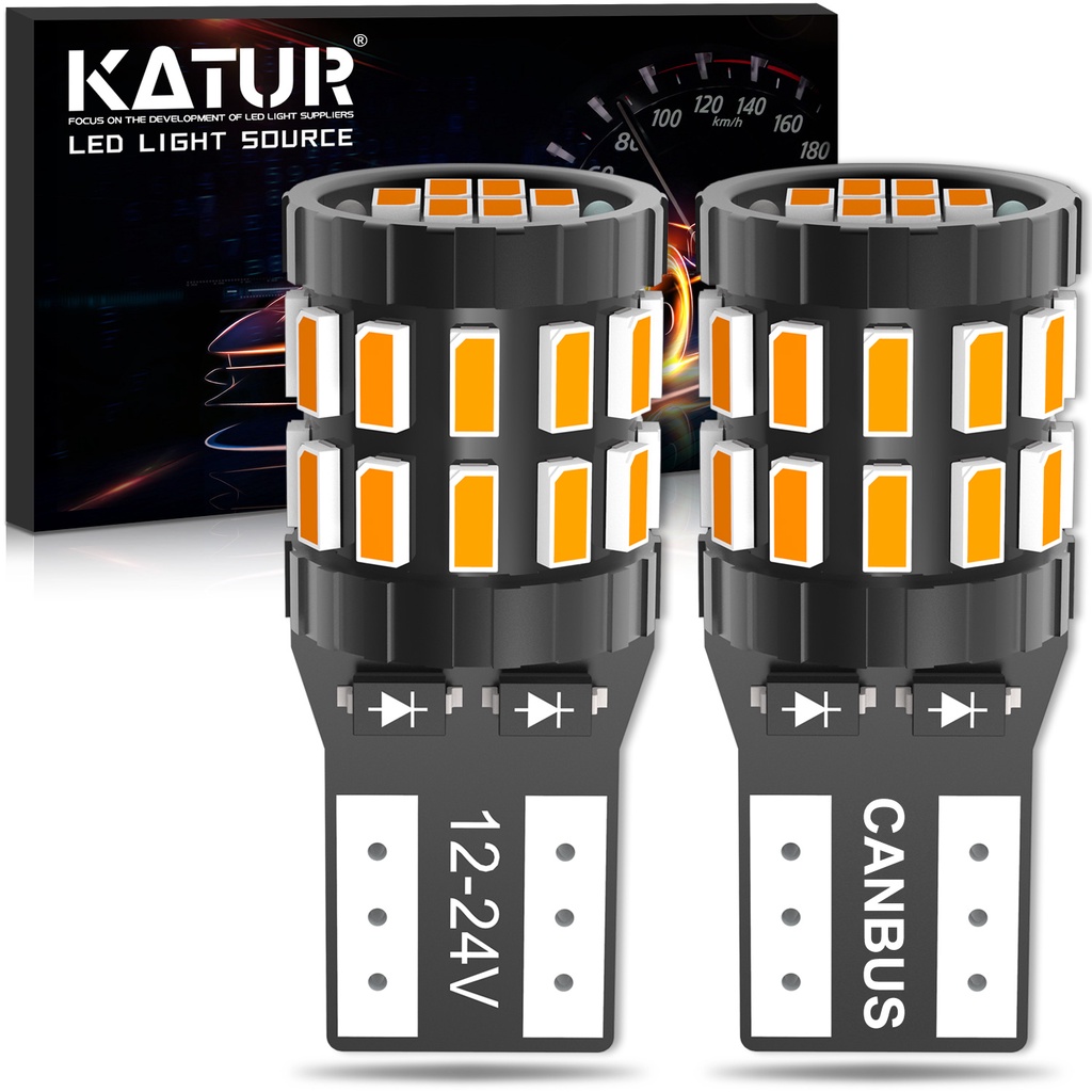 KATUR T10 W5W 168 192 193 2835 LED Bulbs License Plate Lights Tail ...