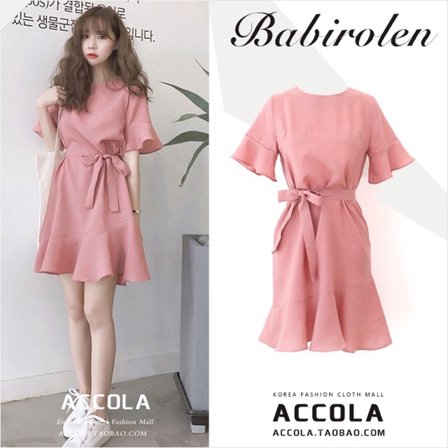 Pink Mini dress (ready stock) | Shopee Malaysia