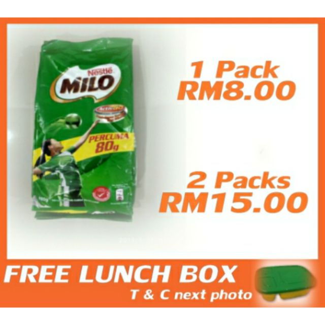MILO Refill Pack 480g (400g FREE 80g) | Shopee Malaysia