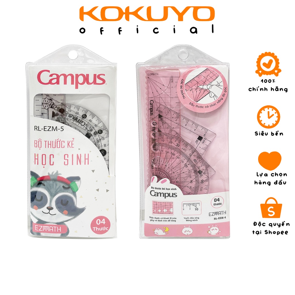 Eke Campus Ruler Set Pastel Pink Novelty Japanese Quality | Shopee Malaysia
