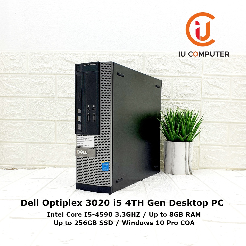 DELL OPTIPLEX 3020 SFF INTEL CORE I5-4570S UP TO 8GB RAM UP TO 256GB ...