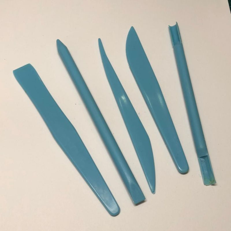 Hard Plastic modeling tools 5pieces | Shopee Malaysia