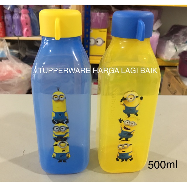 Tupperware Eco Minion Totem Water Bottle 500ml (2pcs) / Screw Cap ...