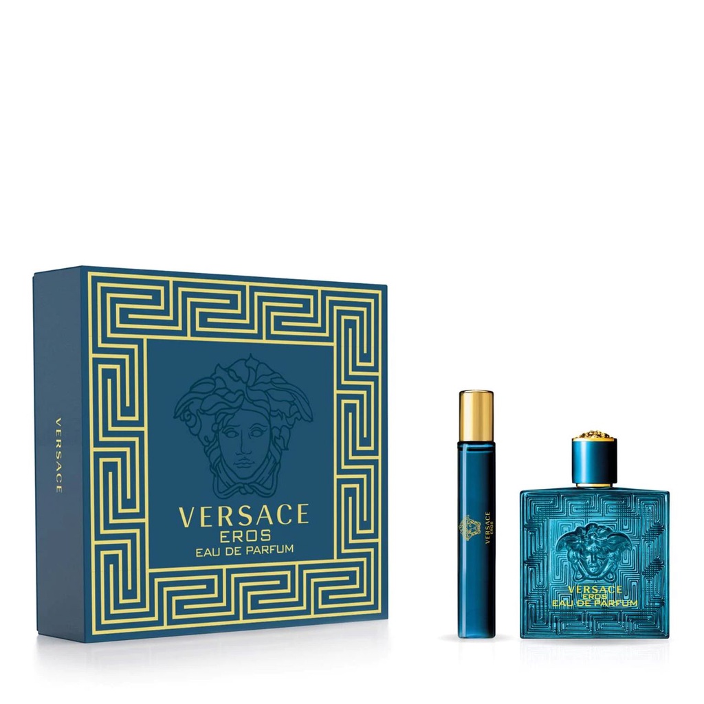 ORIGINAL Versace Eros 100ml EDP Gift Set Perfume for men | Shopee Malaysia