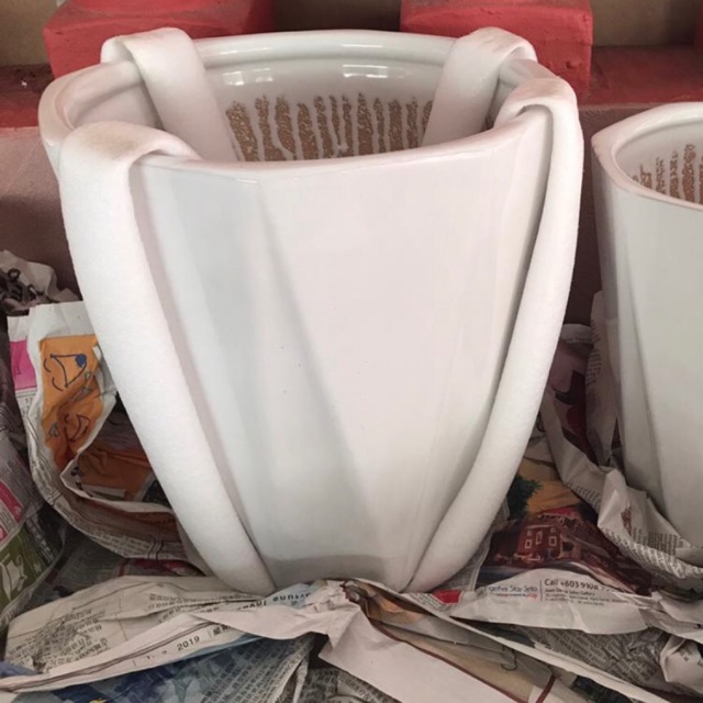 Pasu bunga seramik saiz XL | Shopee Malaysia