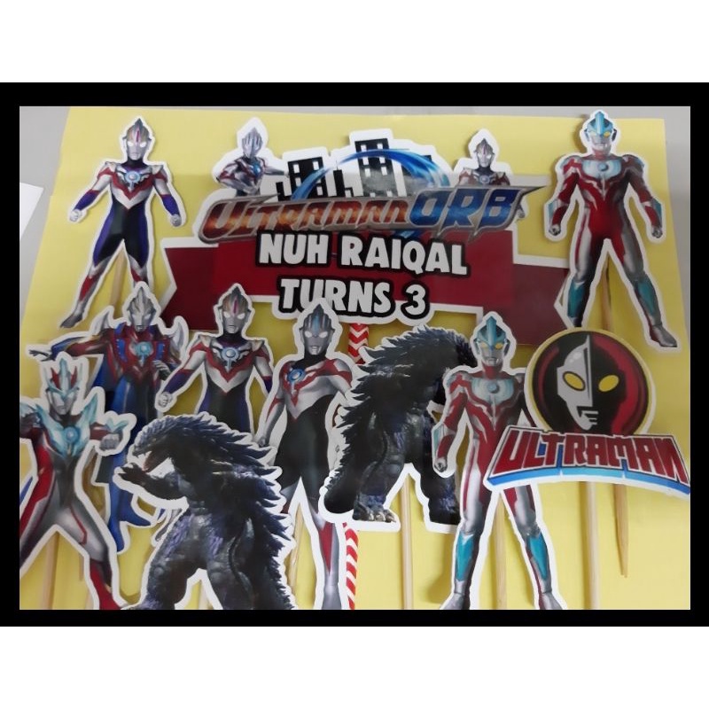 ULTRAMAN CAKE TOPPER.. | Shopee Malaysia