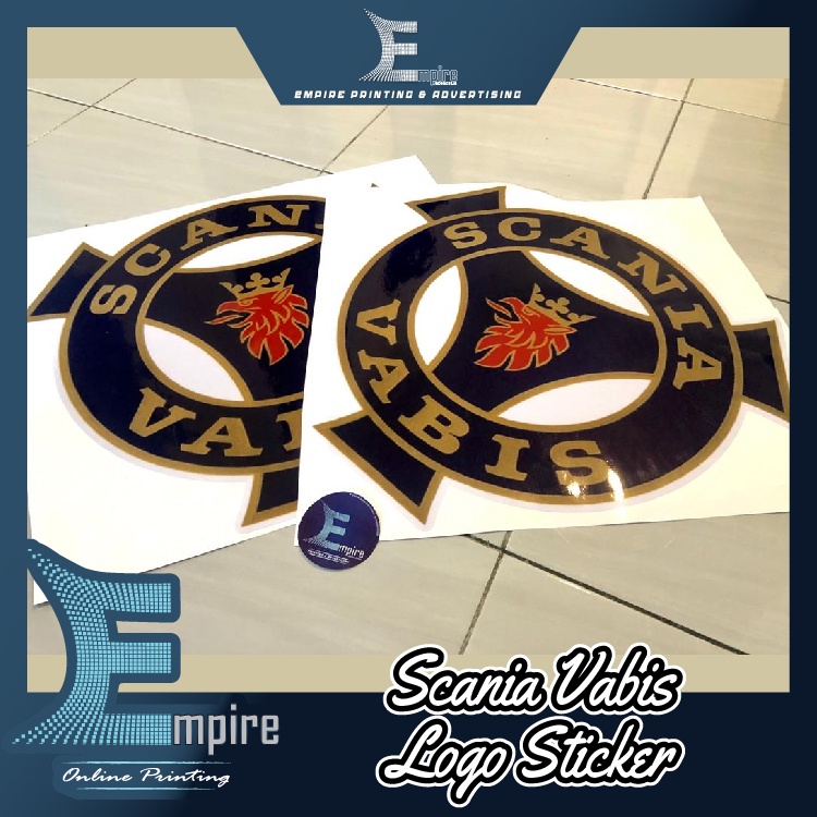 💥 NEW 💥 Scania Vabis Logo Sticker | Lori Truck | Sticker + FREE GIFT 🎁 ...