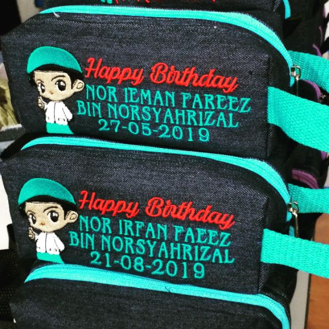 Pensel case bersulam (pre order) | Shopee Malaysia