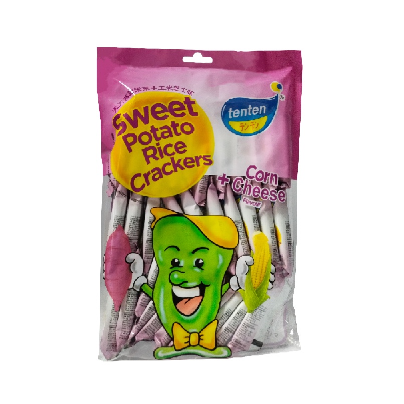 Ten Ten Sweet Potato Rice Crackers Corn Cheese Flavour | Shopee Malaysia