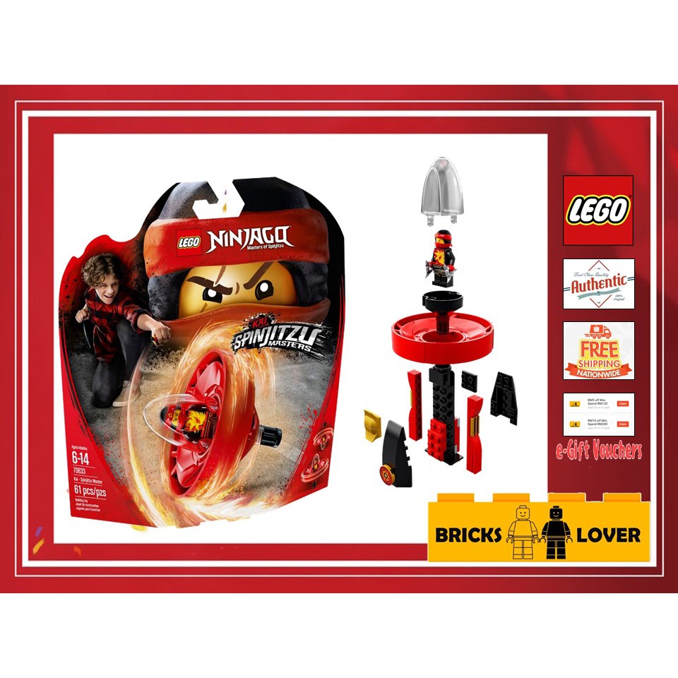 {Bricks_Lover} Lego Ninjago 70633 - Kai, Spinjitzu Master (100% ...