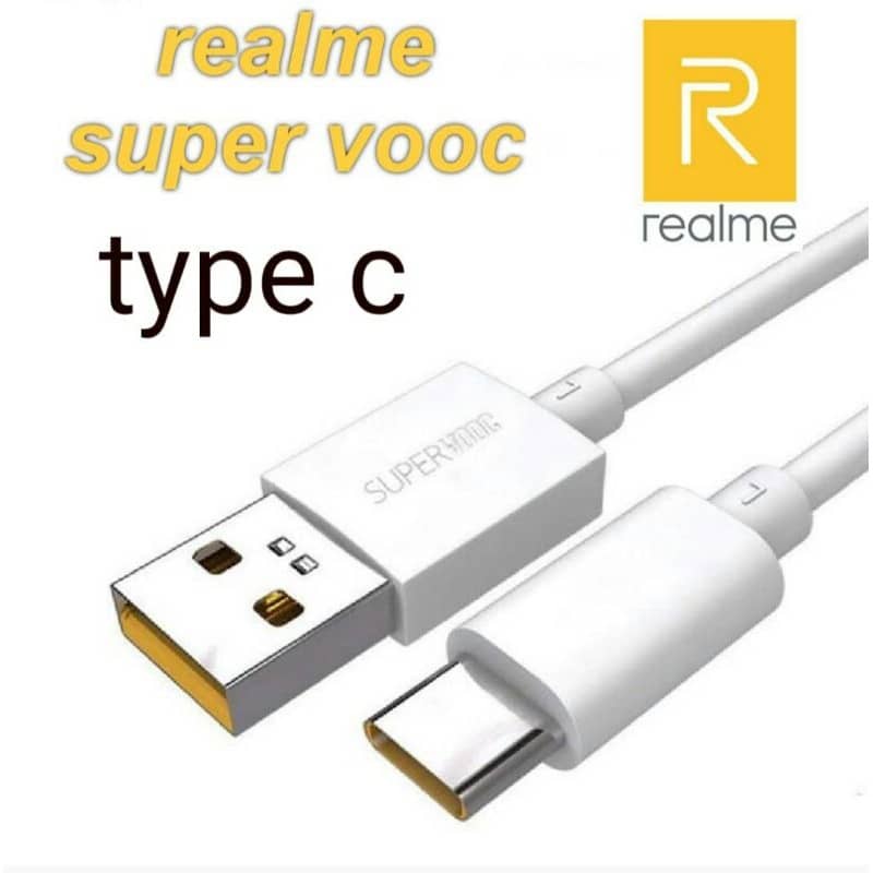 REALME 5A 120W 65W 20W SUPER VOOC CABLE TYPE C OR MICRO USB DATA FAST ...
