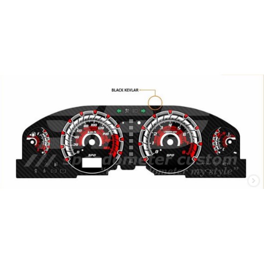 [ PREORDER ] Custom Faceplate Overlay Panel Instrument Cluster Meter ...