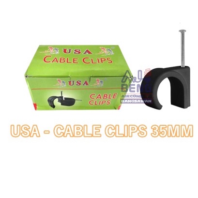 CABLE CLIPS - 35MM (20 PCS/BOX) | Shopee Malaysia