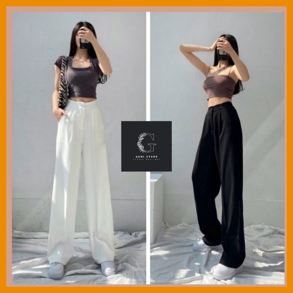 Gemi High Back Wide Tube Pants, Wide Tube Trousers Up From Xinh MA375 ...