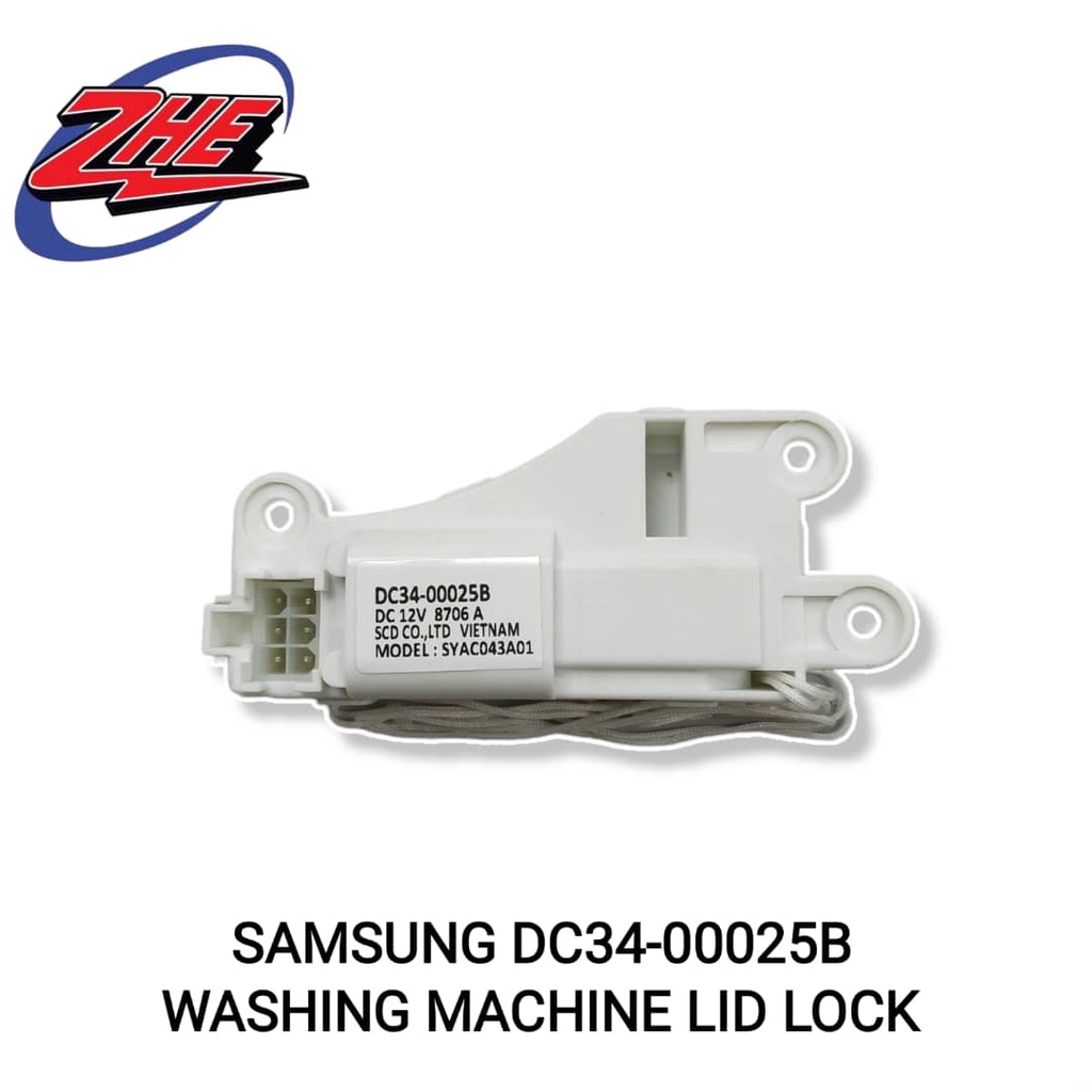 SAMSUNG WA16J6750SV WA14J6750SV WASHING MACHINE LID LOCK DOOR LOCK / SUIS PINTU MESIN BASUH ...