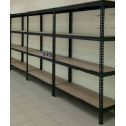 HEAVY DUTY RACK (250KG/PERLEVEL) 🖤🖤 BLACK🖤🖤 BOLTLESS RACK | Shopee Malaysia