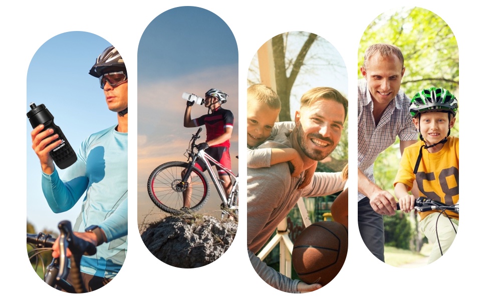 GEMFUL Cycling Water Bottle 750ML Botol Air Basikal Squeeze BPA Free ...