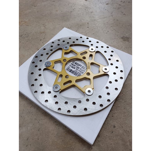 Y15ZR Y16Z V1 V2 FRONT MODI DISC PLATE 245MM RACING GOLD V2 Y125ZR TO ...