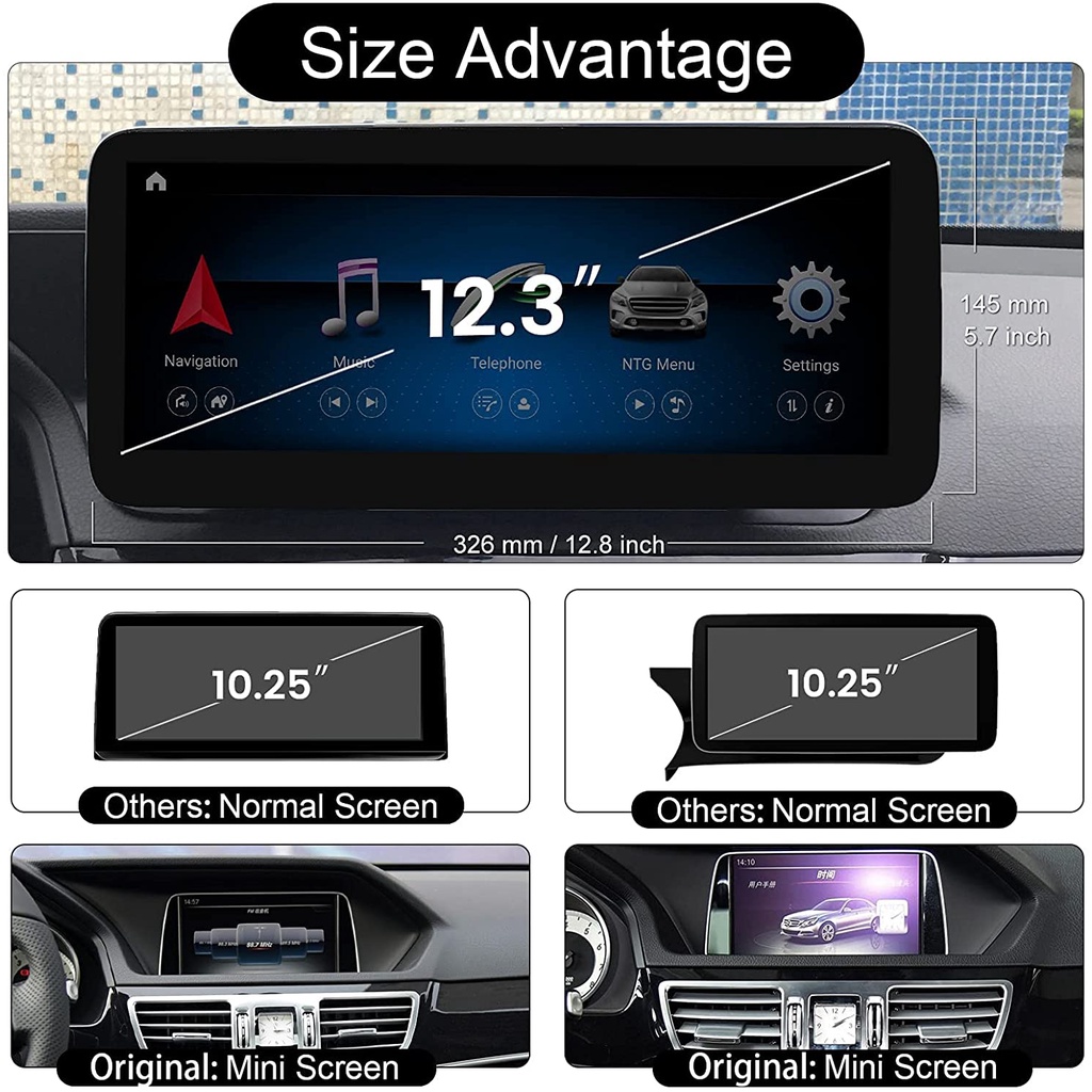 MERCEDES BENZ A CLASS W176 CLA ANDROID PLAYER 12.3 INCH | Shopee Malaysia