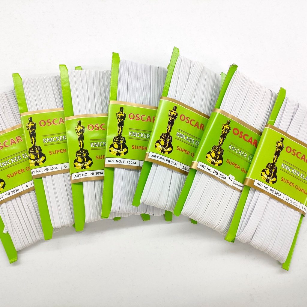 10 meter Oscar Elastic / Getah Leper OSCAR / Getah Seluar / Getah Mask ...