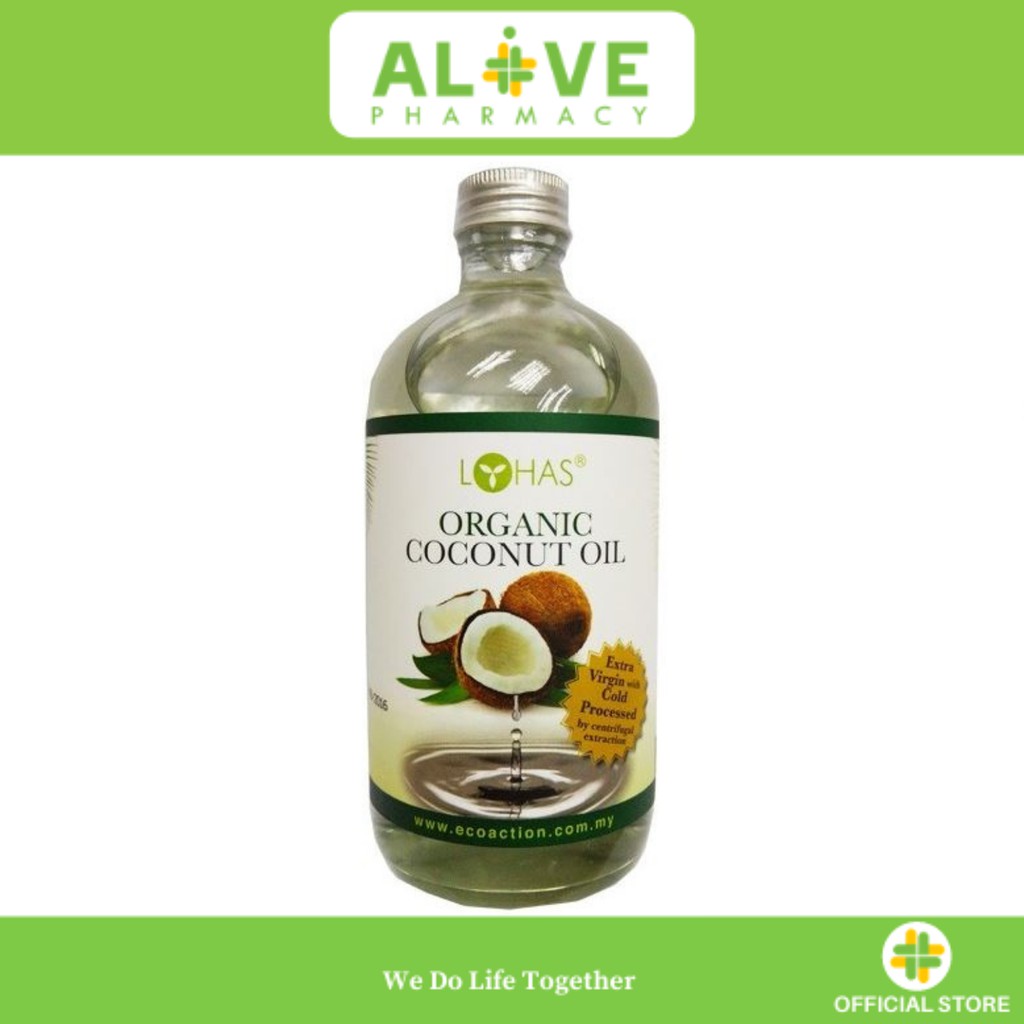 LOHAS ORGANIC EXTRA VIRGIN COCONUT OIL 480ML | Shopee Malaysia