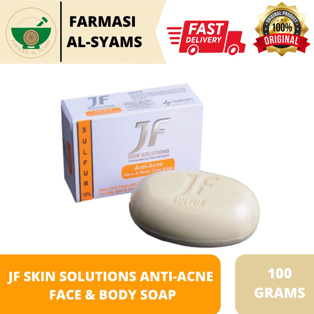 JF Skin Solutions Anti-Acne face and Body Care Soap (JF SULFUR 10% ...