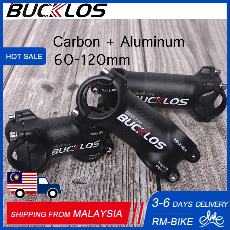 BUCKLOS Bicycle Stem Carbon Aluminum MTB Stem Ultralight 6 7 17 ...