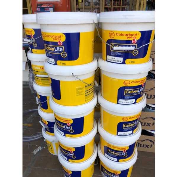 7L Colourland Paint ColourLite Emulsion paint 9102 (WHITE) | Shopee ...