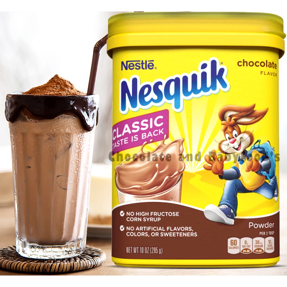 (EXP: 03/2026) Nestle Nesquik Classic Chocolate Milk Flavor Chocolate ...