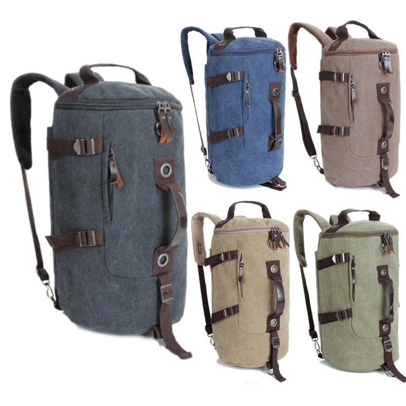 Duffel Bag Convertible 3 in 1 Canvas Hik | Shopee Malaysia