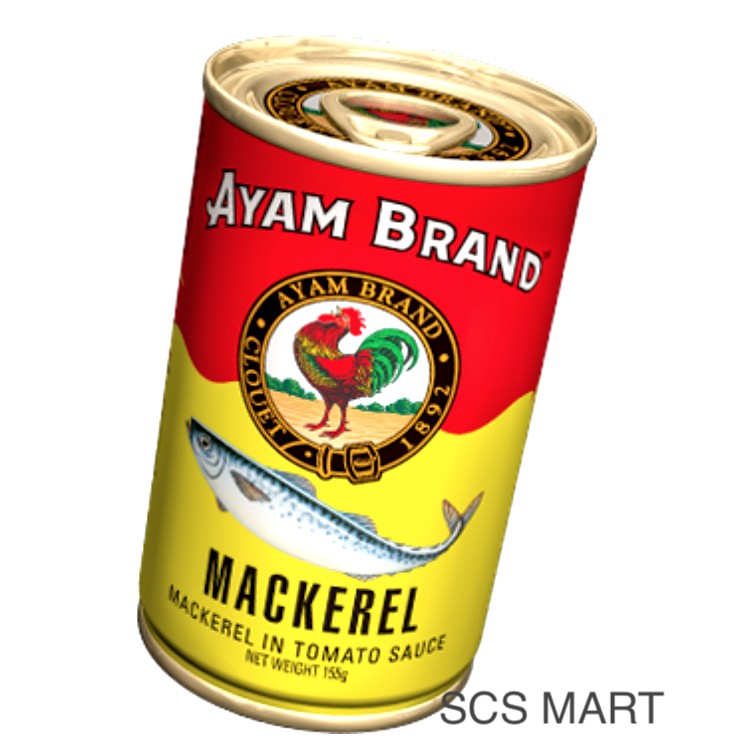 Ayam Brand Mackerel In Tomato Sauce 155g Ikan Mackerel Dalam Sos Tomato ...
