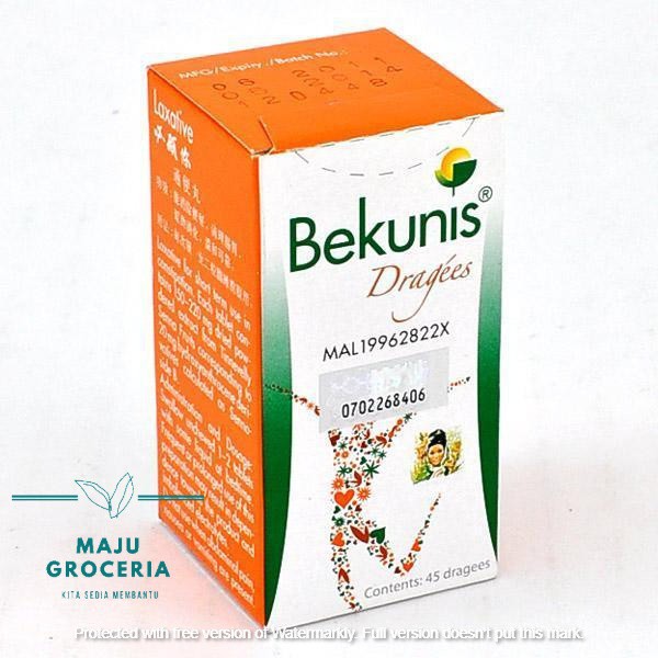 Bekunis Dragees Laxative 45 tablets (For Constipation & Detox) | Shopee ...
