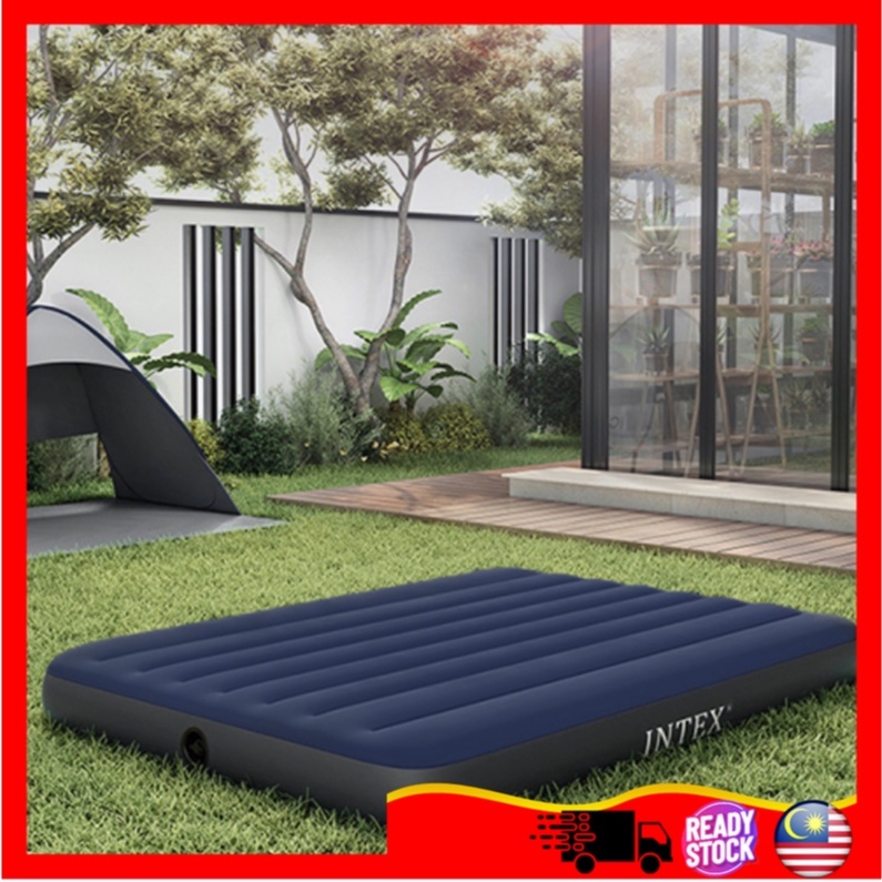 INTEX Inflatable Bed Tilam Angin Comfort Plush Air Mattress Outdoor ...