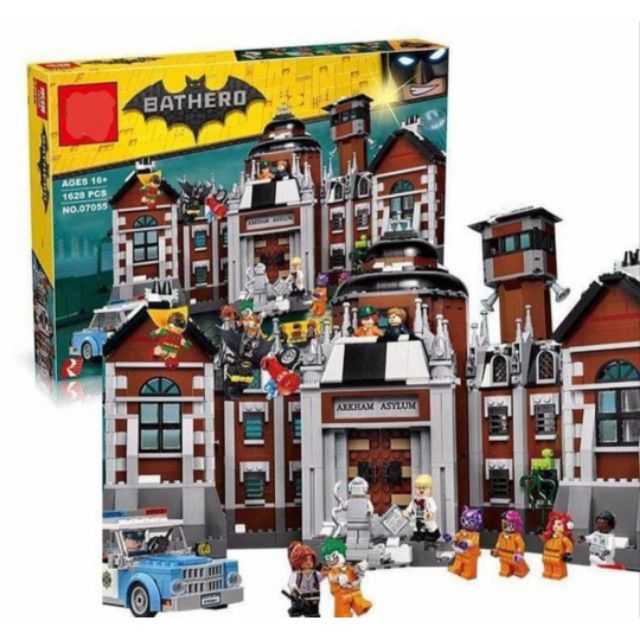 BUILDING BLOCK B.MAN-ARKHAM ASYLUM(07055) | Shopee Malaysia