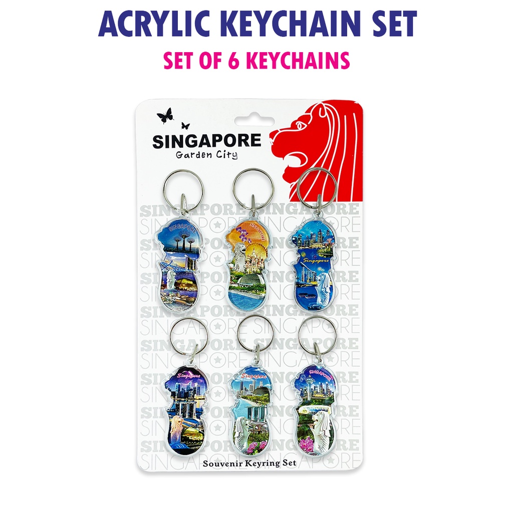 Acrylic Keychain Set Souvenir | Shopee Malaysia