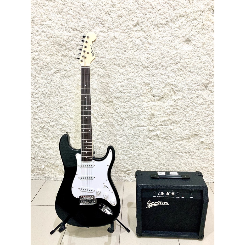 RC Storm Electric Guitar with free bag Including 15Watt Amplifier ...