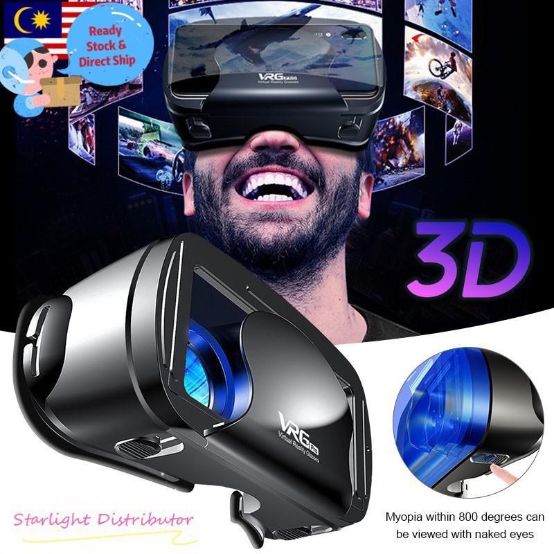 🔥Ready Stock🇲🇾 🔥 VR Pro Virtual Reality 3D Full Screen Visual Wide ...