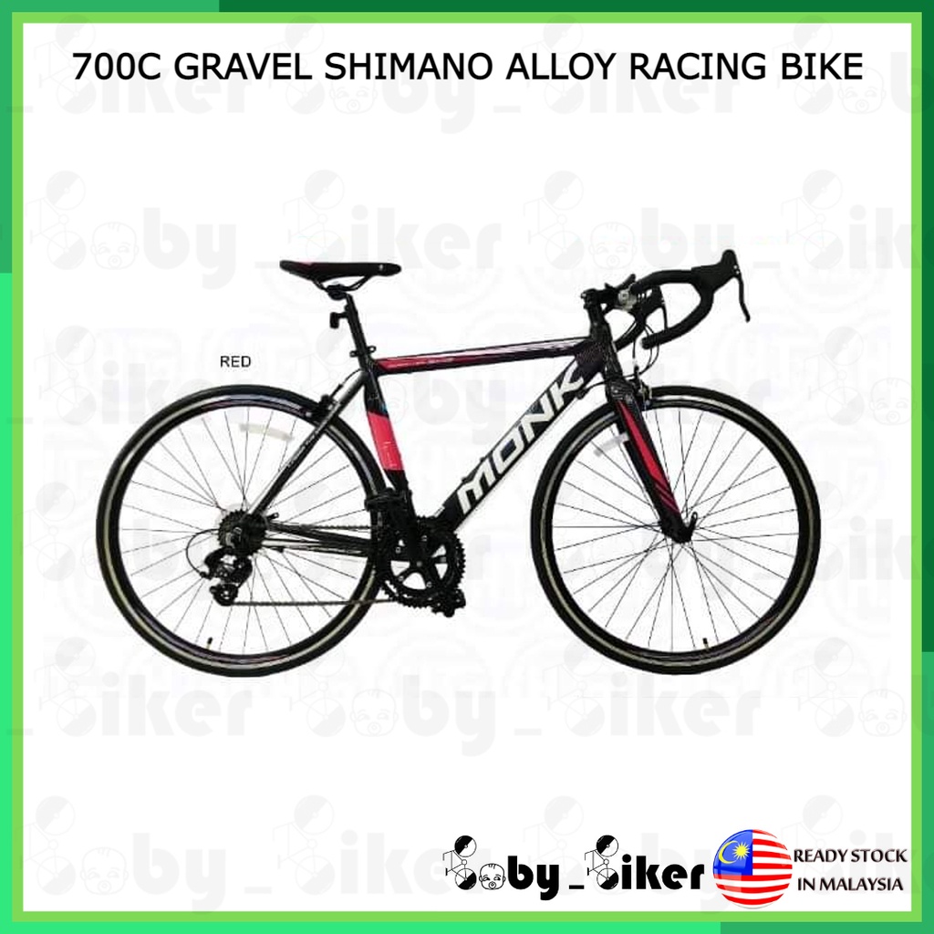 700C HTG GRAVEL SHIMANO ALLOY RACING BIKE | Shopee Malaysia