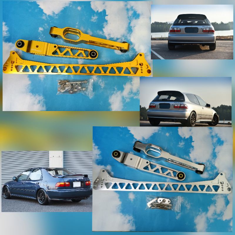 FUNCTION 7 Alloy Lower Arm/ F7 Subframe / BEAKS HONDA CIVIC EG/EF/EX ...