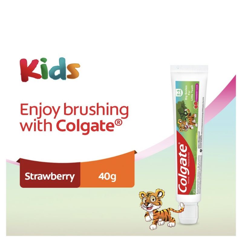 🔥TERMURAH🔥Colgate Kids Tiger Toothpaste 40g🪥🧴👶 | Shopee Malaysia