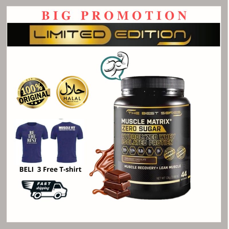 🔥𝑺𝒑𝒆𝒄𝒊𝒂𝒍 𝐏𝐫𝐨𝐦𝐨𝐭𝐢𝐨𝐧🔥MUSCLE MATRIX Whey Protein Zero Sugar Hydrolyed 1 ...