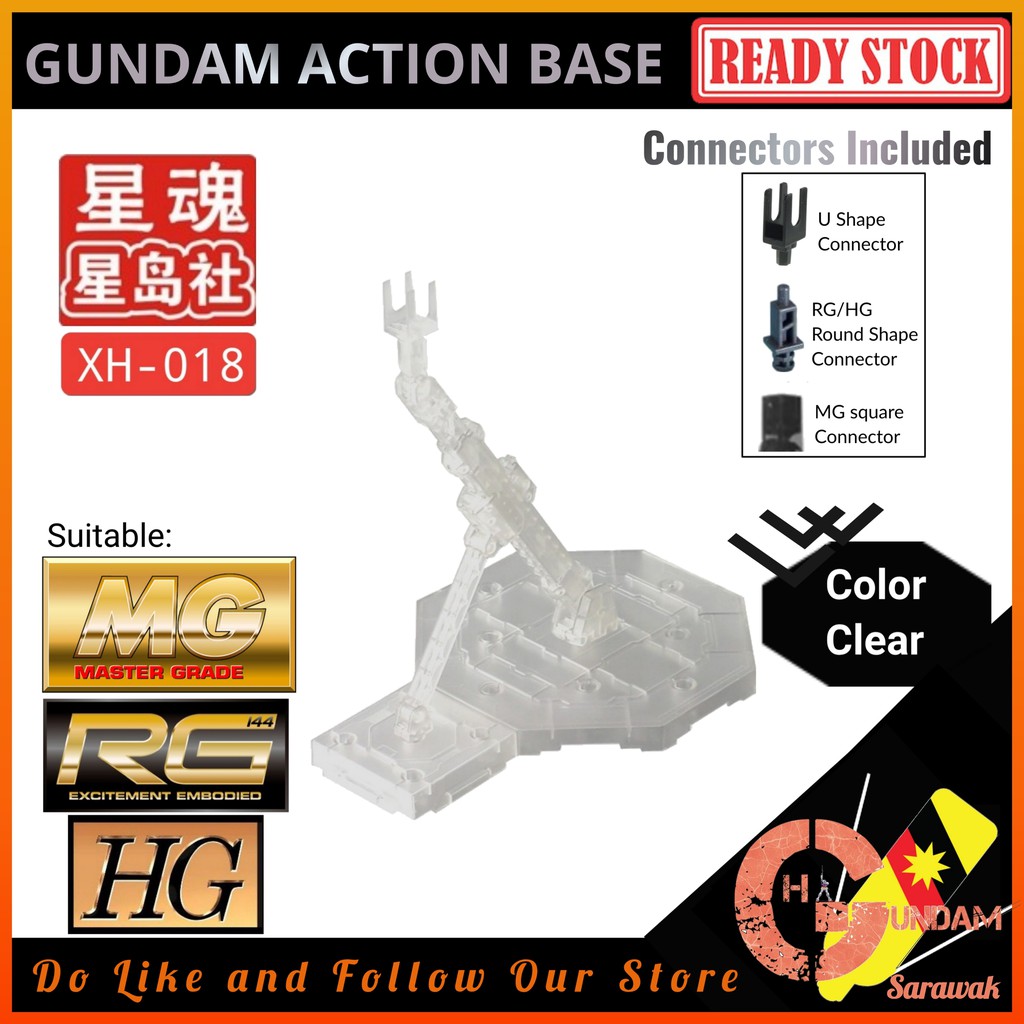 XH-018 Transparent Clear MG HG RG Gundam Gunpla FA FAG XH - 018 Action ...