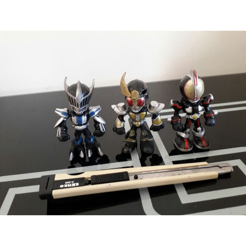Kamen rider action figure, chibi ryuki faiz agito dark night unit ...