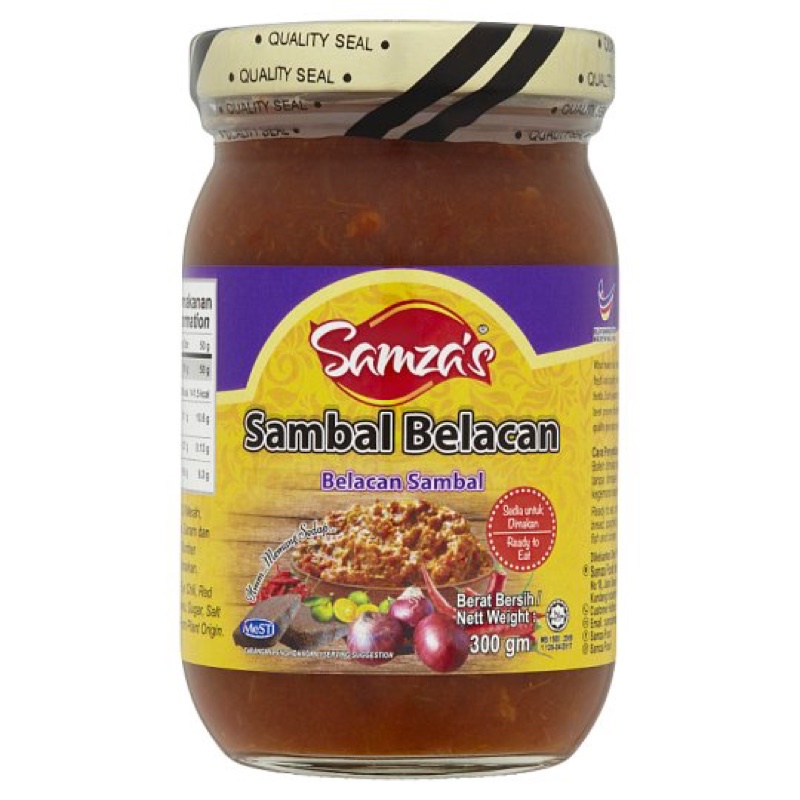Samza's Belacan Sambal 300g | Shopee Malaysia
