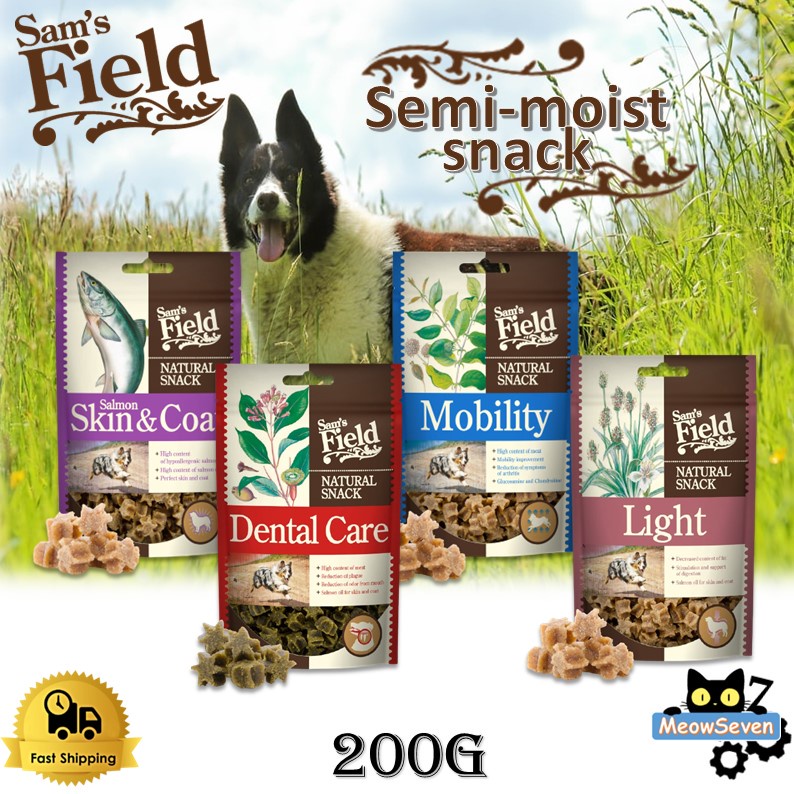 Sam's Field natural dog snack 200g - Dog snack / Dog Treat / salmon ...