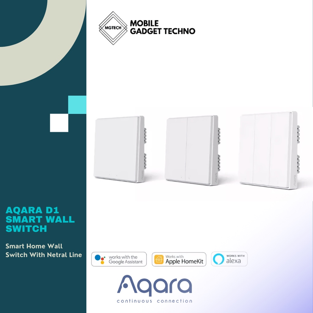 Aqara D1 Smart Wall Switch Socket With Neutral Line Wall Switch ...