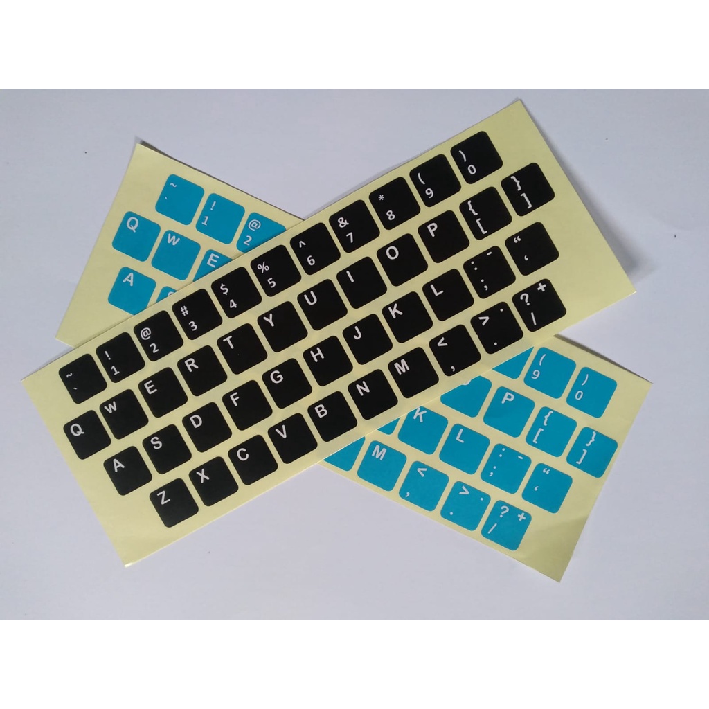 English international qwerty Keyboard Sticker for the Indonesian ...