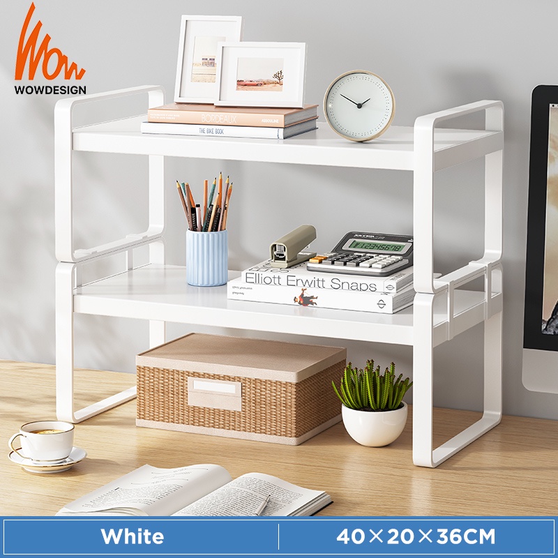 Desk Organizer Desktop Rack Book Rack Magazine Document Table Book ...