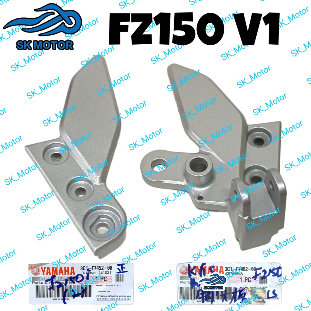 Yamaha FZ150 FZ Old V1 Original Front Footrest Bracket Depan L R Kiri ...